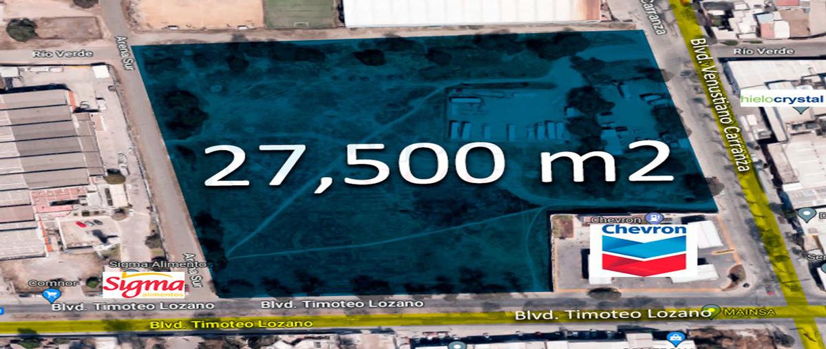 Terreno Comercial en Blvd. Timoteo Lozano 345, Sa... - Propiedades.com