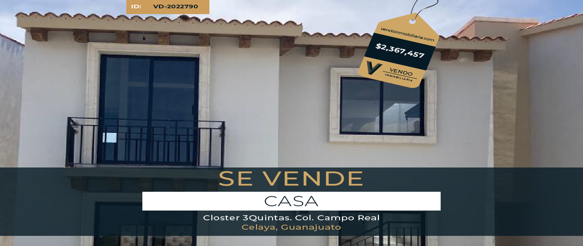 Casa en Closter, Quintas Campo Real, Guanajuato e... - Propiedades.com