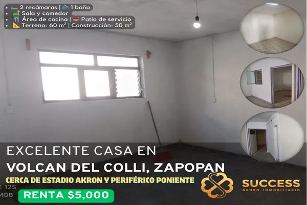 Renta de casa VOLCAN DEL COLLI #|, Colonia Volcán Del Colli, C.P. 45010